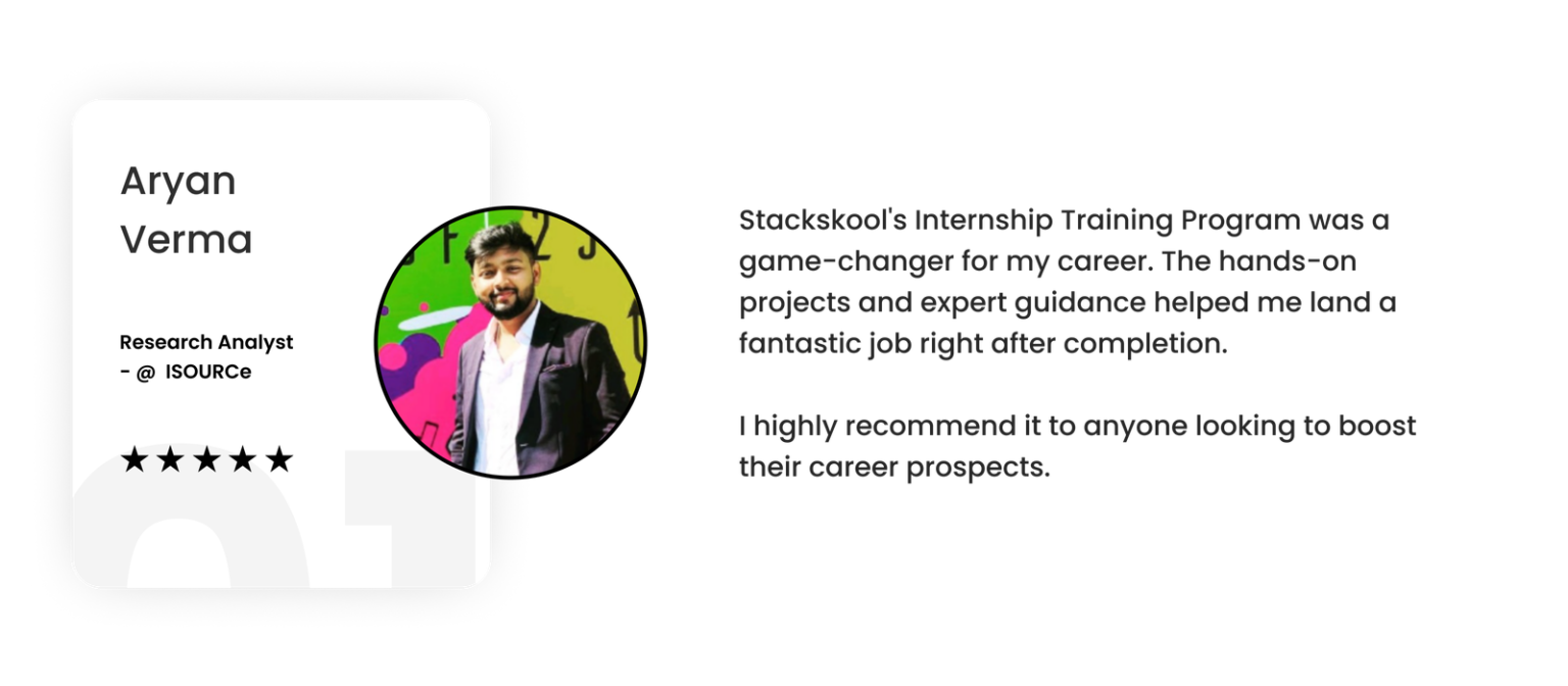 Full Stack Web Development Internship - stackskool Full Stack Web Development Internship - stackskool